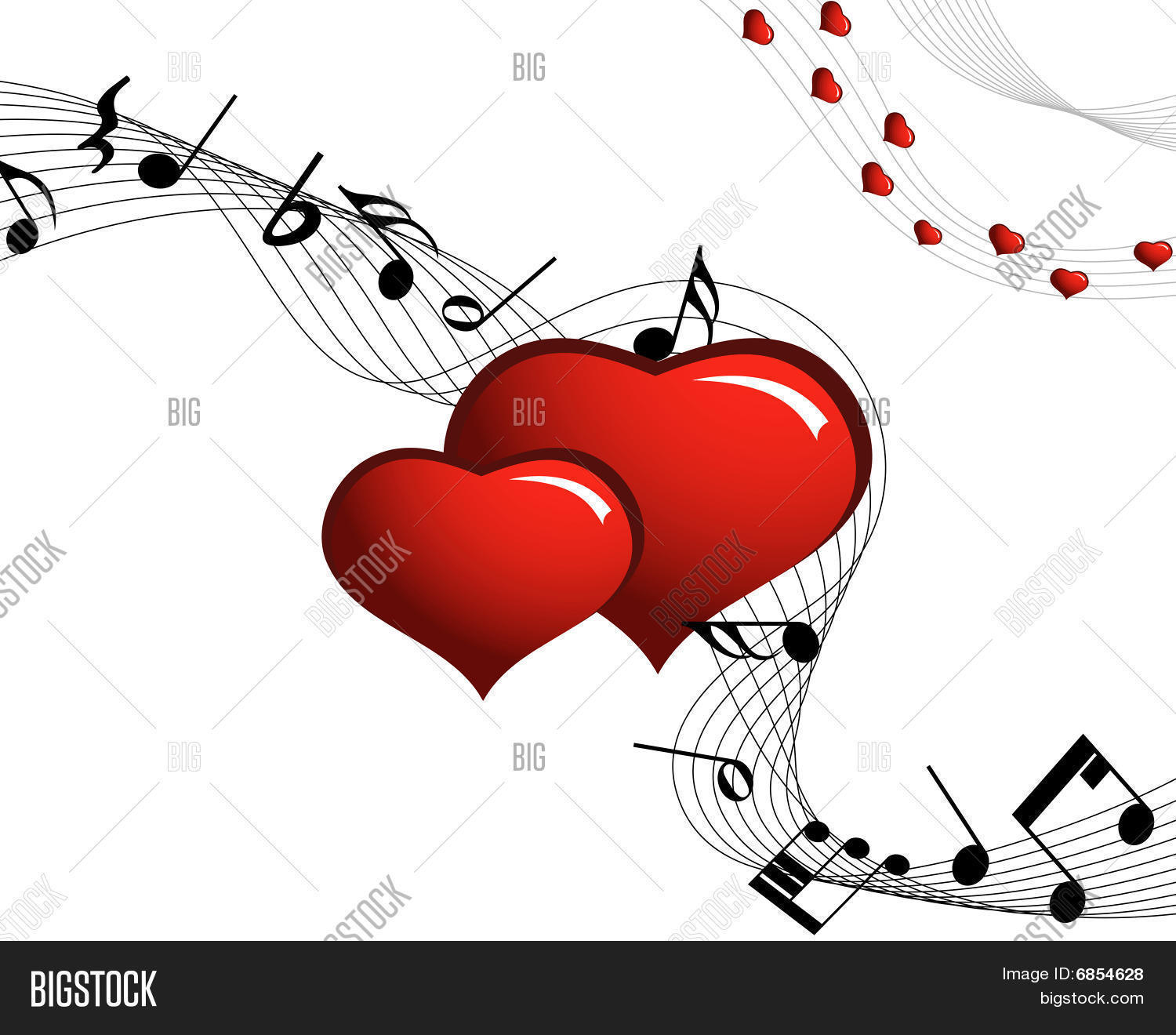 Valentines Day Notes Vector & Photo (Free Trial) | Bigstock