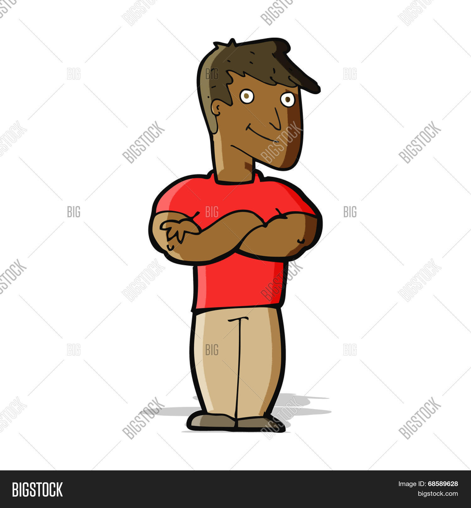 Cartoon Muscular Man Image & Photo (Free Trial) | Bigstock