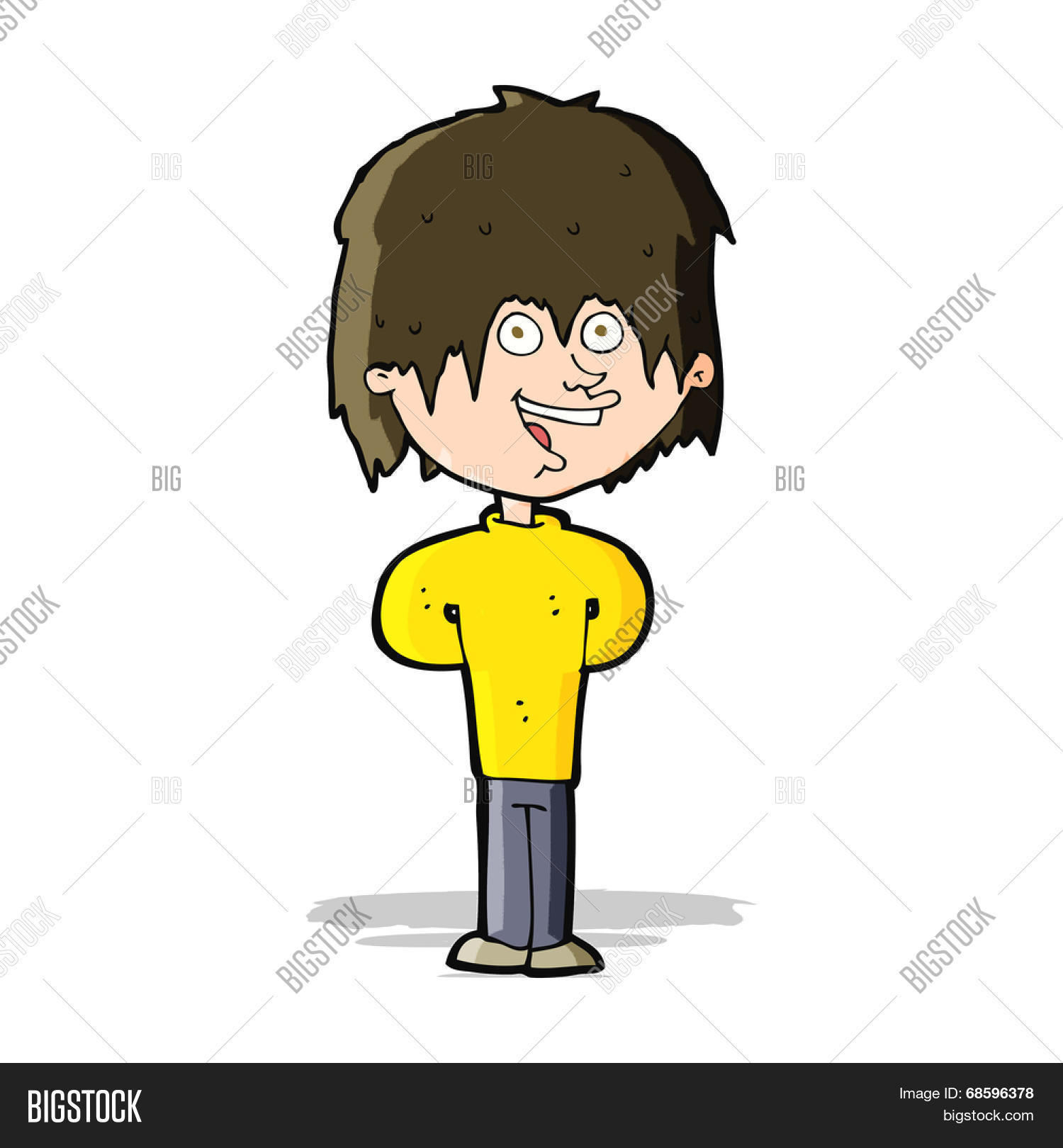 Cartoon Happy Scruffy Image & Photo (Free Trial) | Bigstock