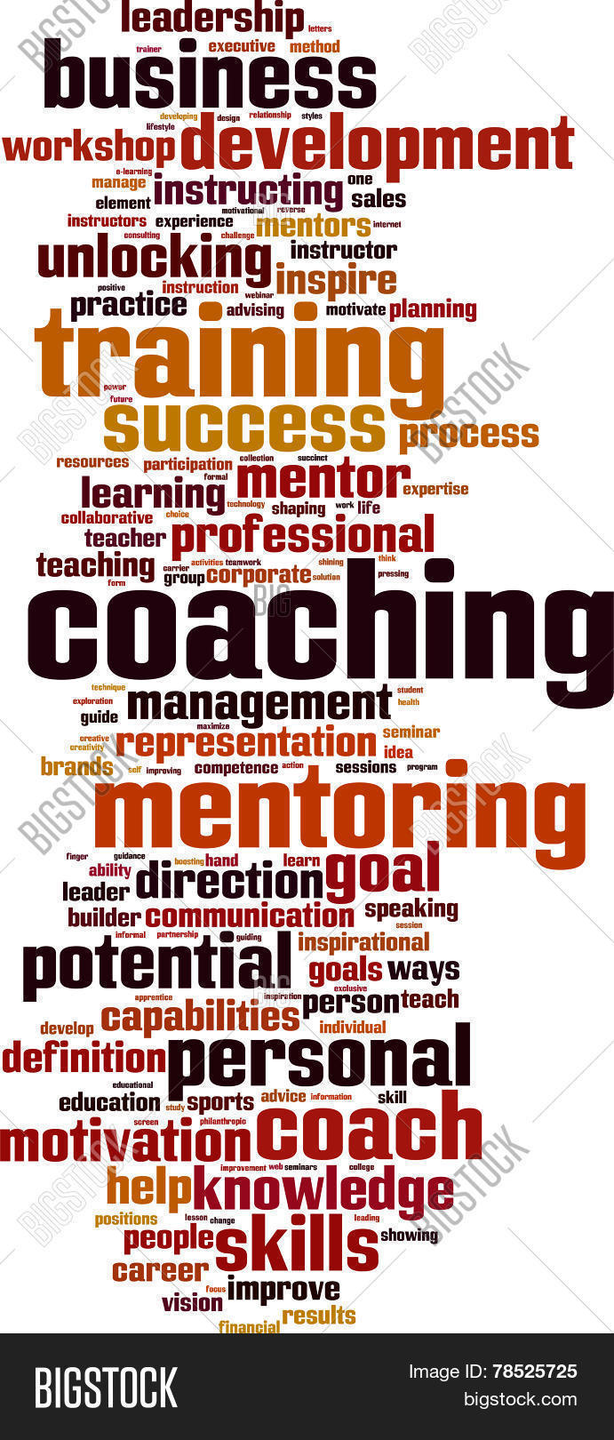 Coaching Word Cloud Vector & Photo (Free Trial) | Bigstock