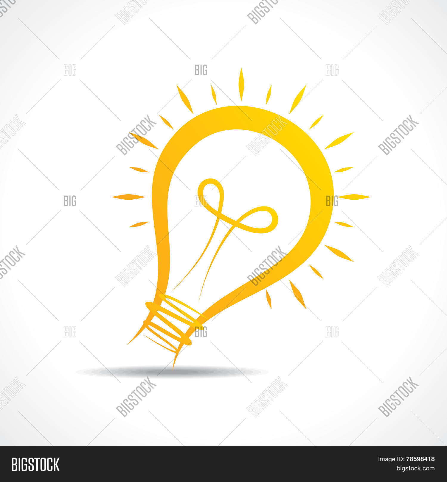 Abstract Yellow Light Vector & Photo (Free Trial) | Bigstock