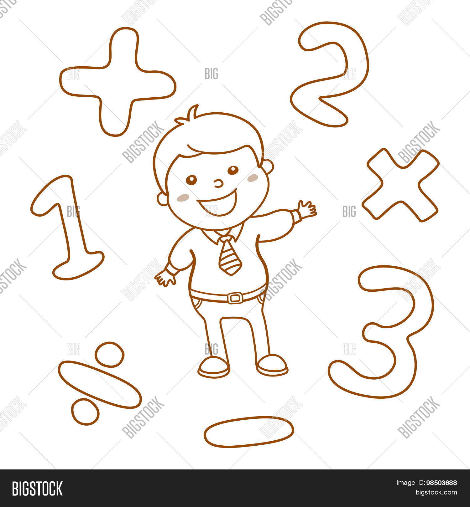 Cartoon Style Math Vector & Photo (Free Trial) | Bigstock