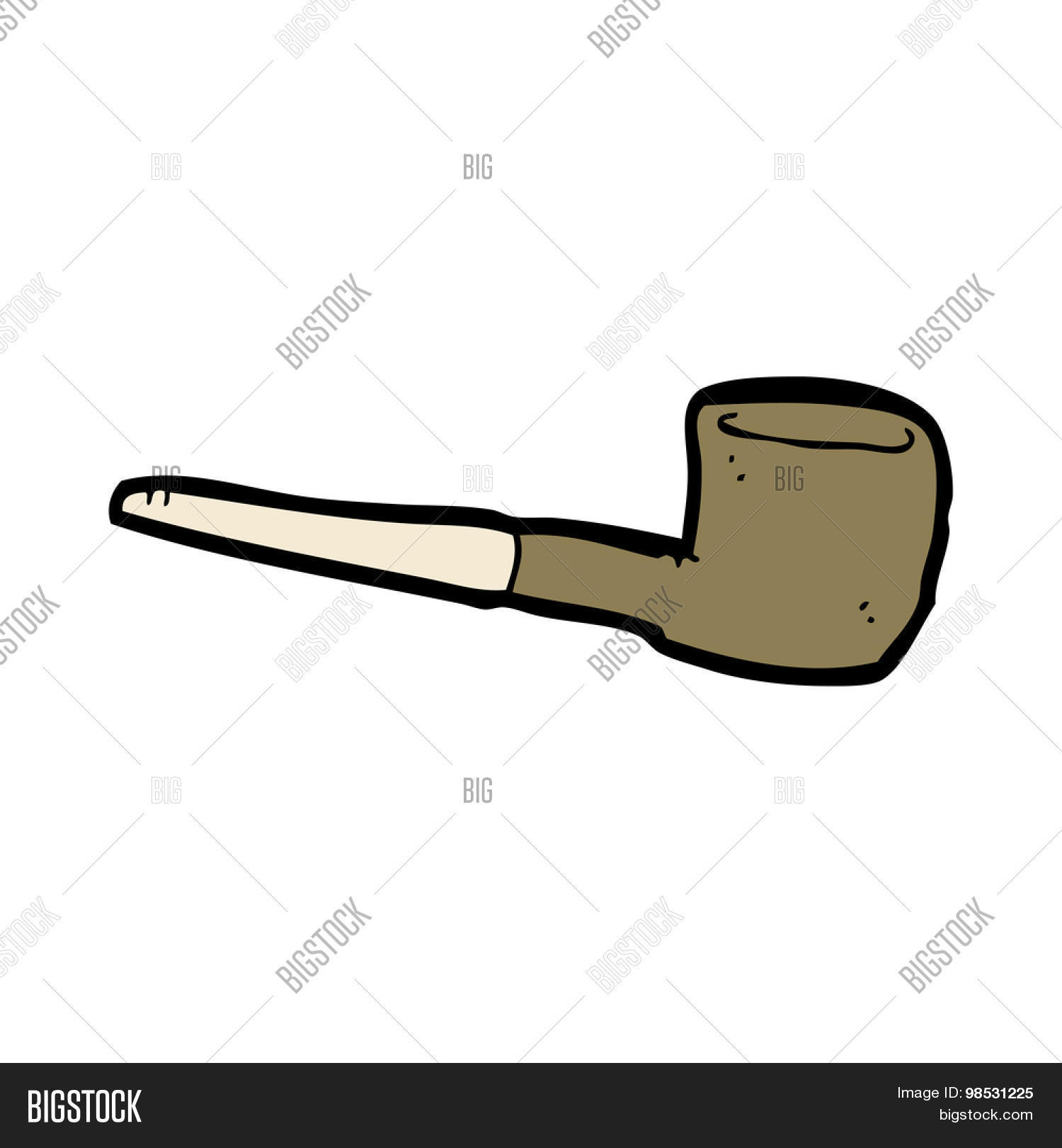 Cartoon Pipe Image & Photo (Free Trial) | Bigstock