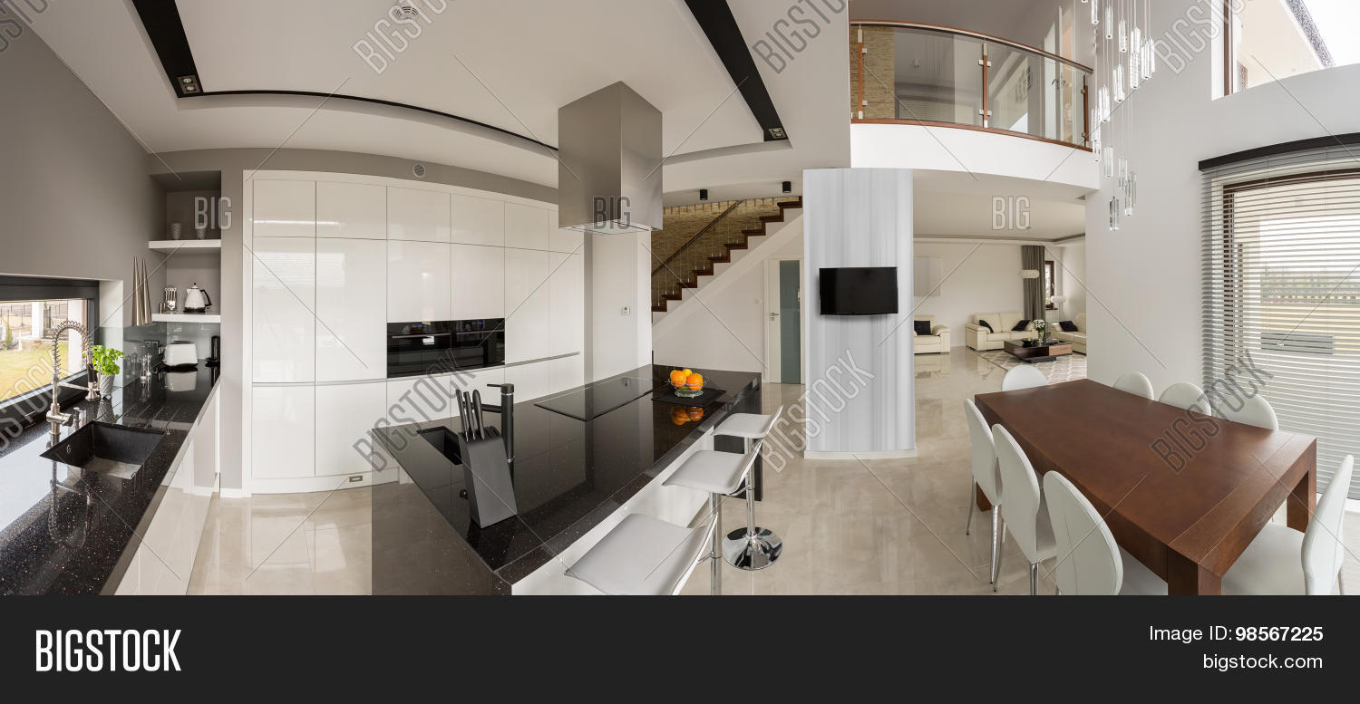 Kitchen Dining Hall Image & Photo (Free Trial) | Bigstock