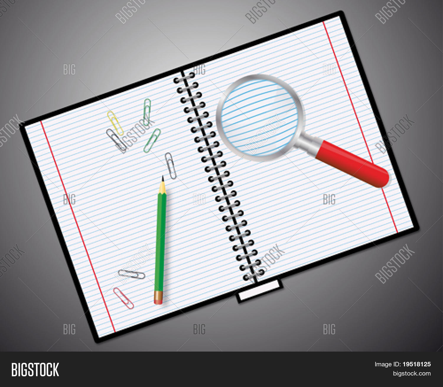 Notebook - Vector Vector & Photo (Free Trial) | Bigstock