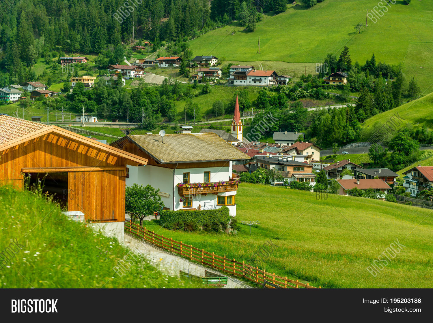 Tyrol Village Austria Image & Photo (Free Trial) | Bigstock
