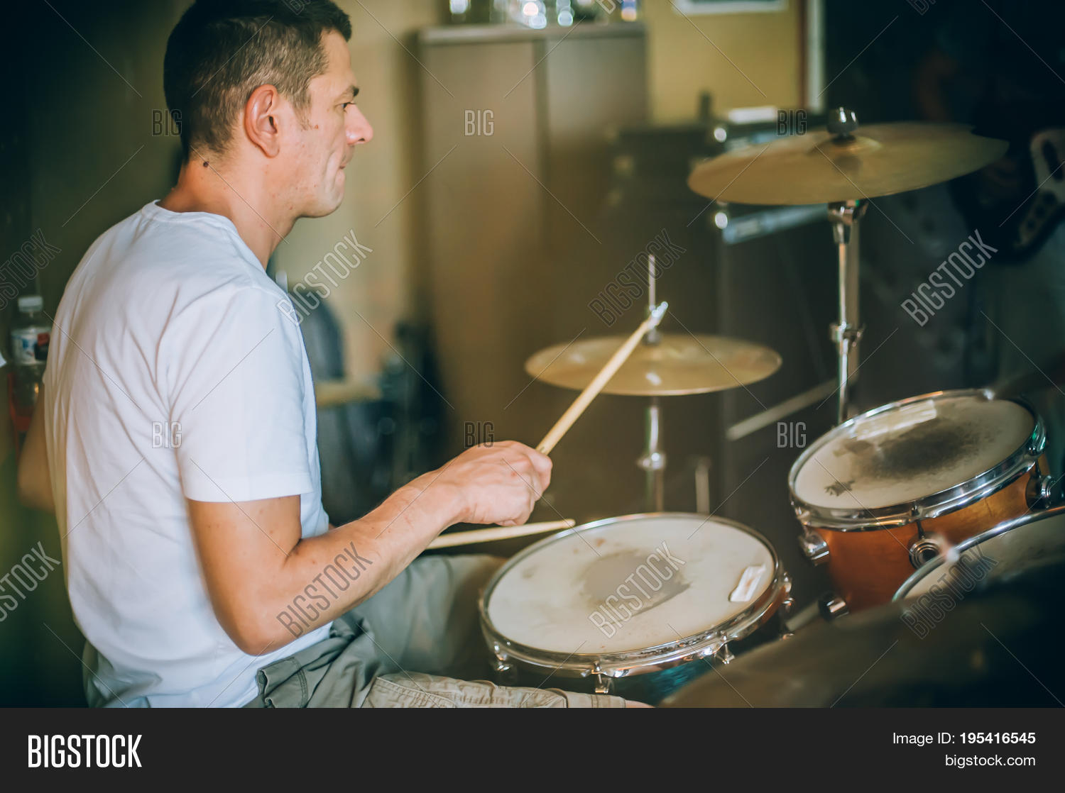 Behind Scene. Drummer Image & Photo (Free Trial) | Bigstock