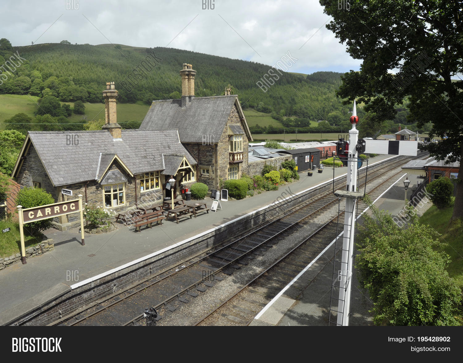 Carrog Railway Station Image & Photo (Free Trial) | Bigstock