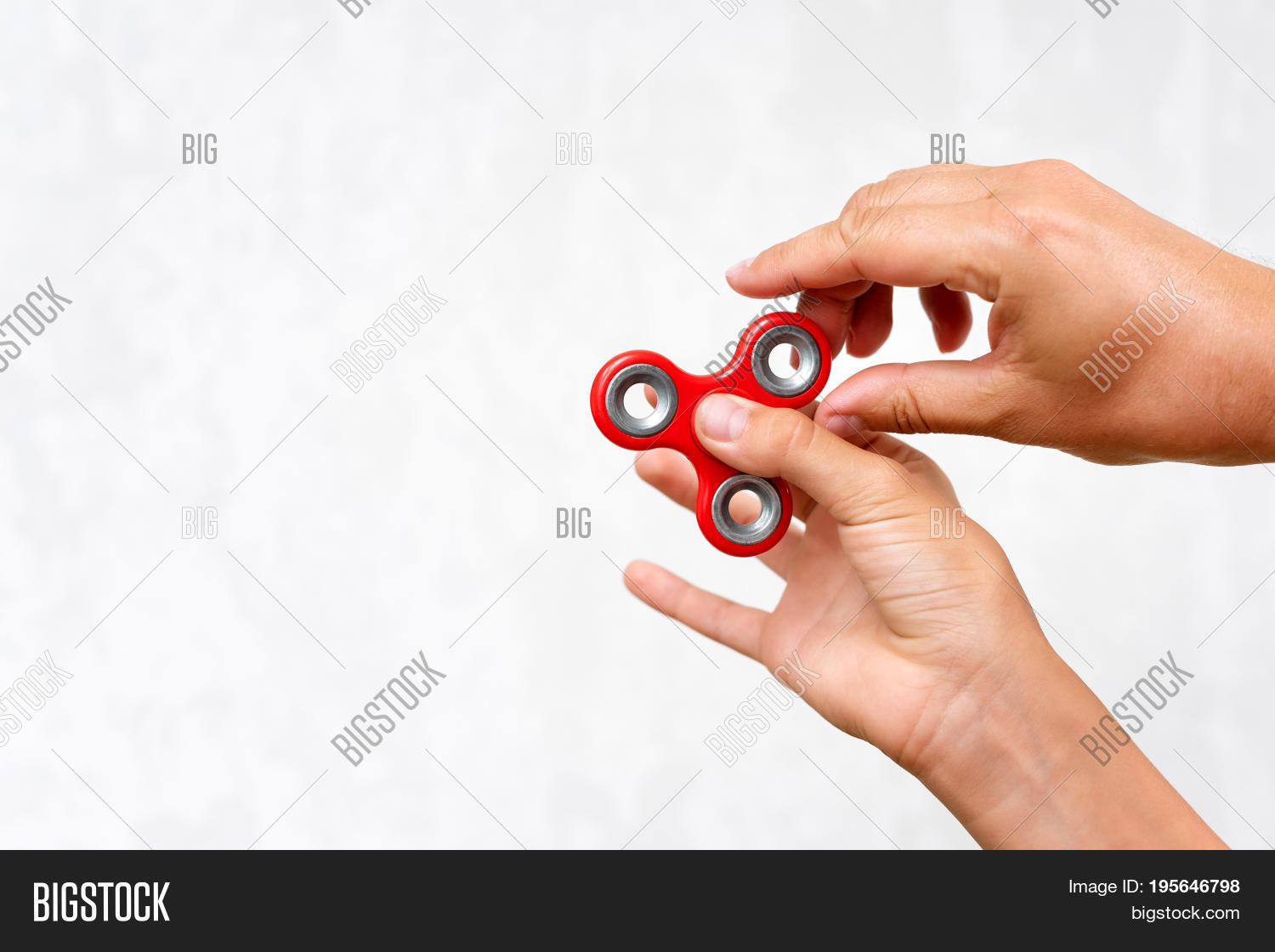 Fidget Spinner. Red Image & Photo (Free Trial) | Bigstock