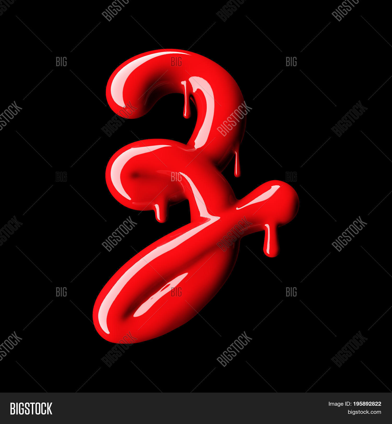 Glossy Red Letter Z Image & Photo (Free Trial) | Bigstock