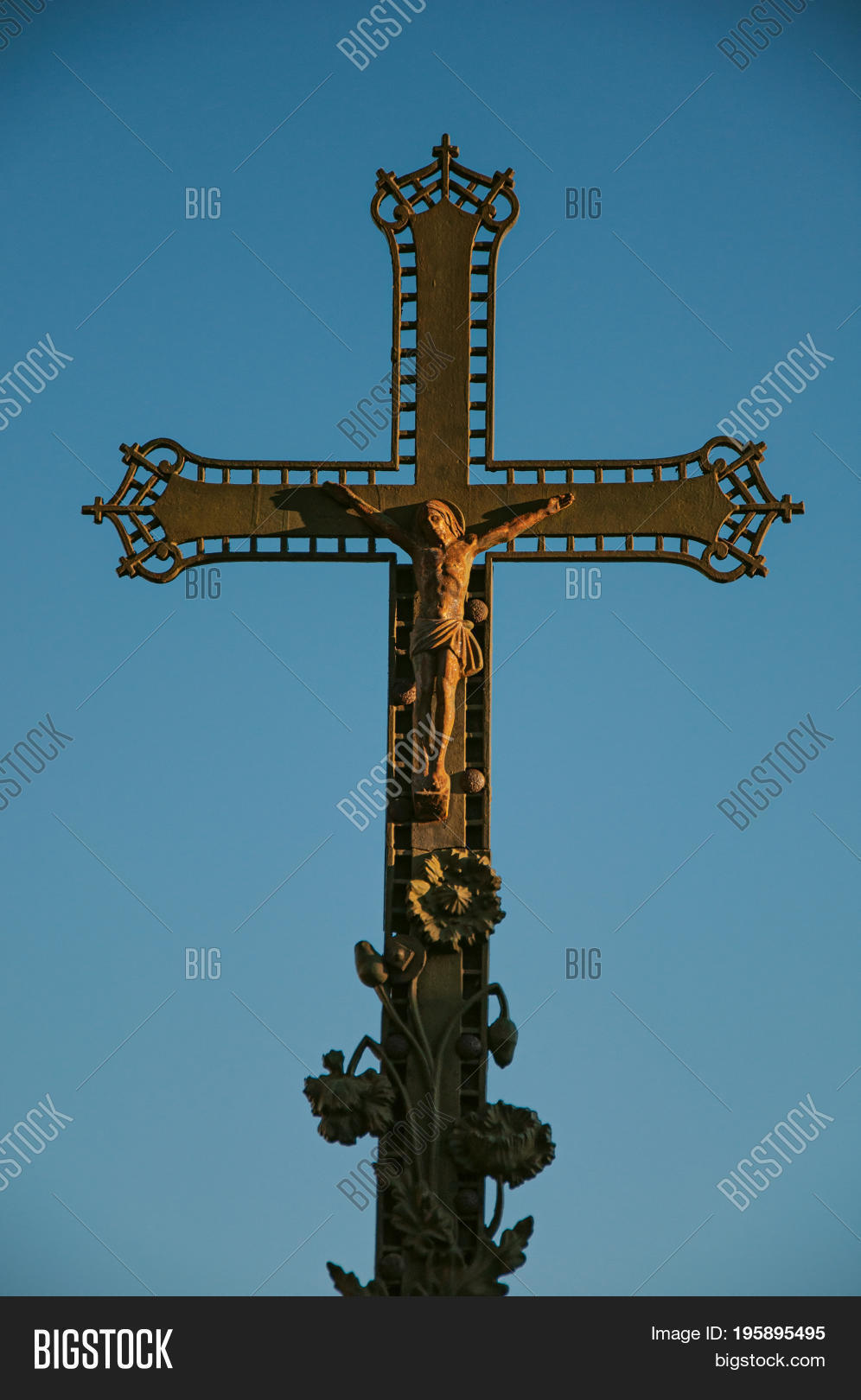 Close- Cross Blue Sky Image & Photo (Free Trial) | Bigstock