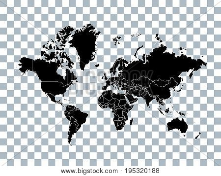 World Map Political Vector & Photo (Free Trial) | Bigstock