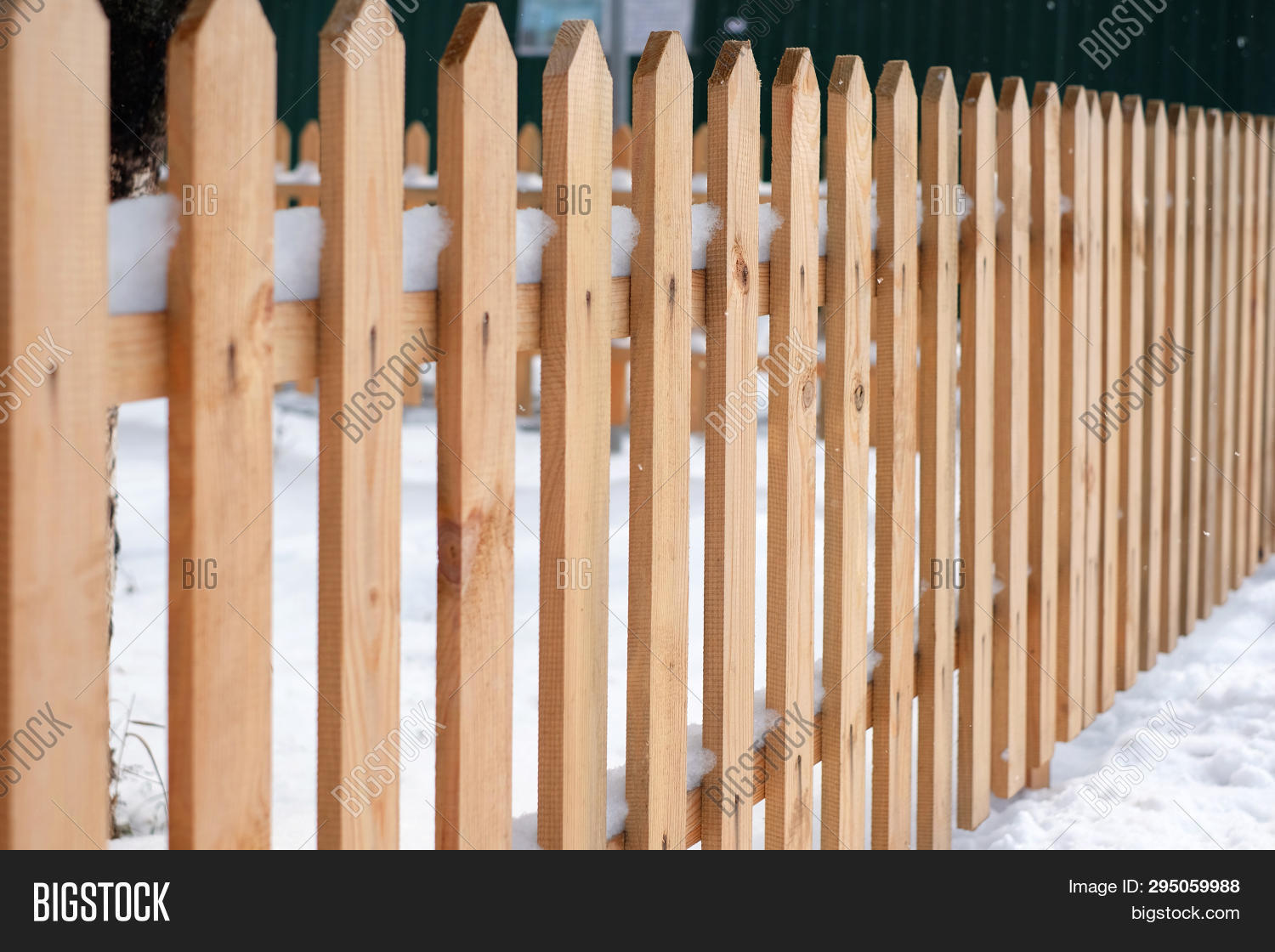 Wooden Fence Covered Image & Photo (Free Trial) | Bigstock
