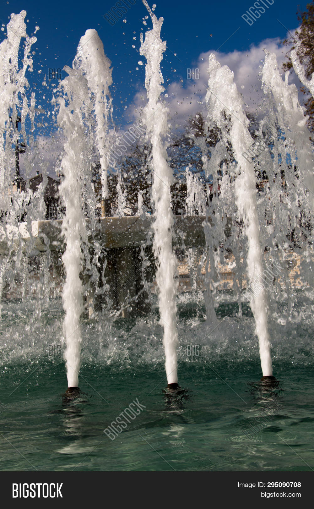Fountains Gushing Image & Photo (Free Trial) | Bigstock