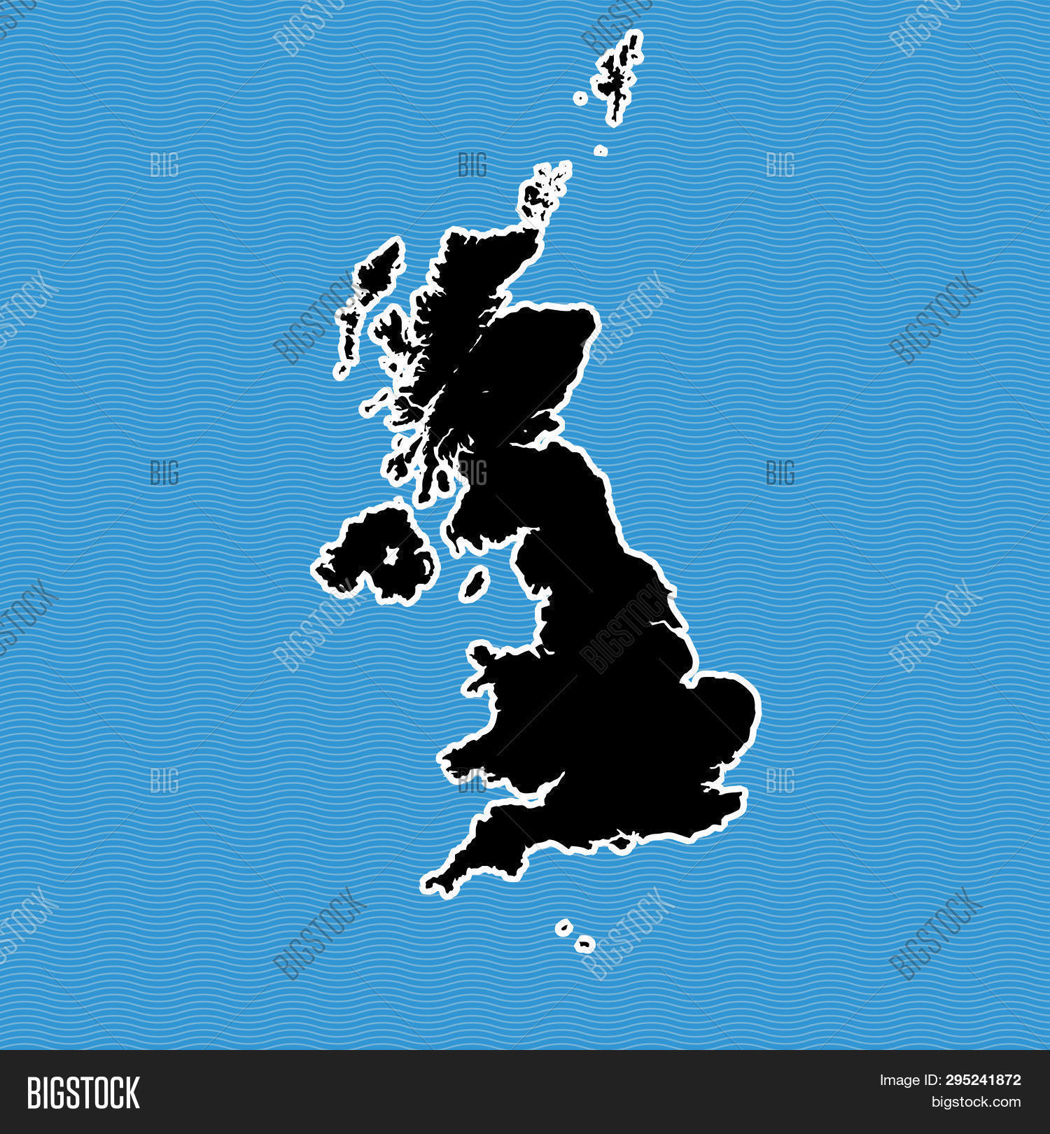 United Kingdom Map Vector & Photo (Free Trial) | Bigstock
