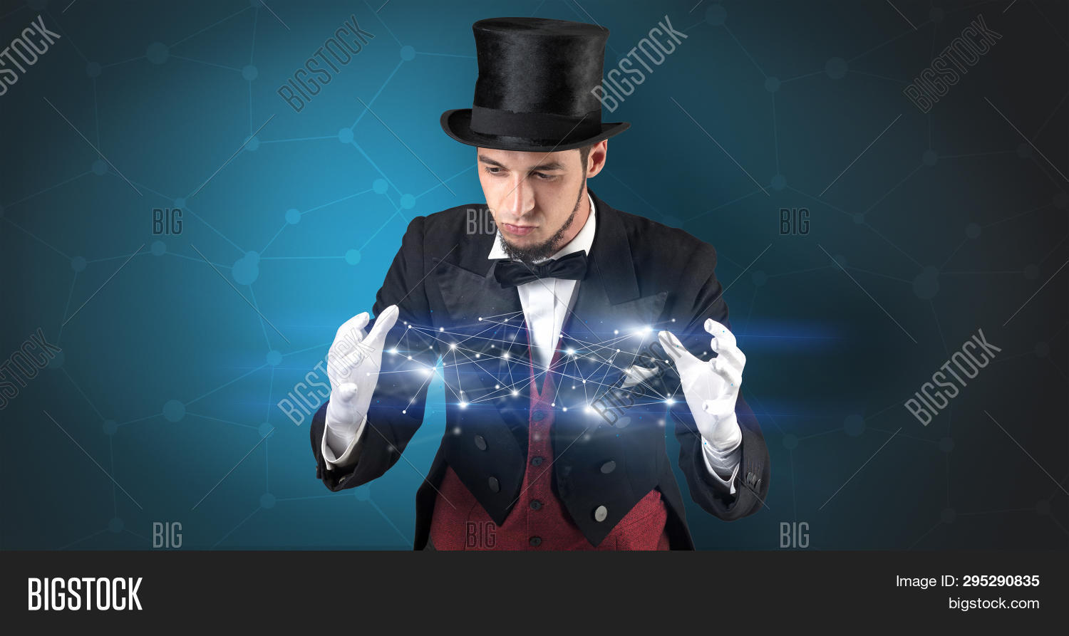 Magician Blue Image & Photo (Free Trial) | Bigstock