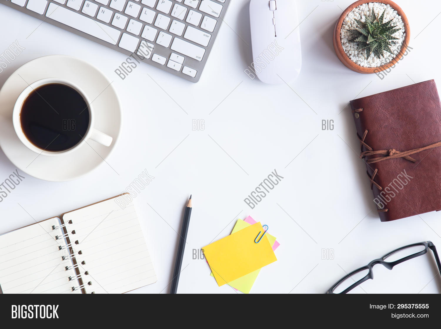 Top View Desk Office Image & Photo (Free Trial) | Bigstock