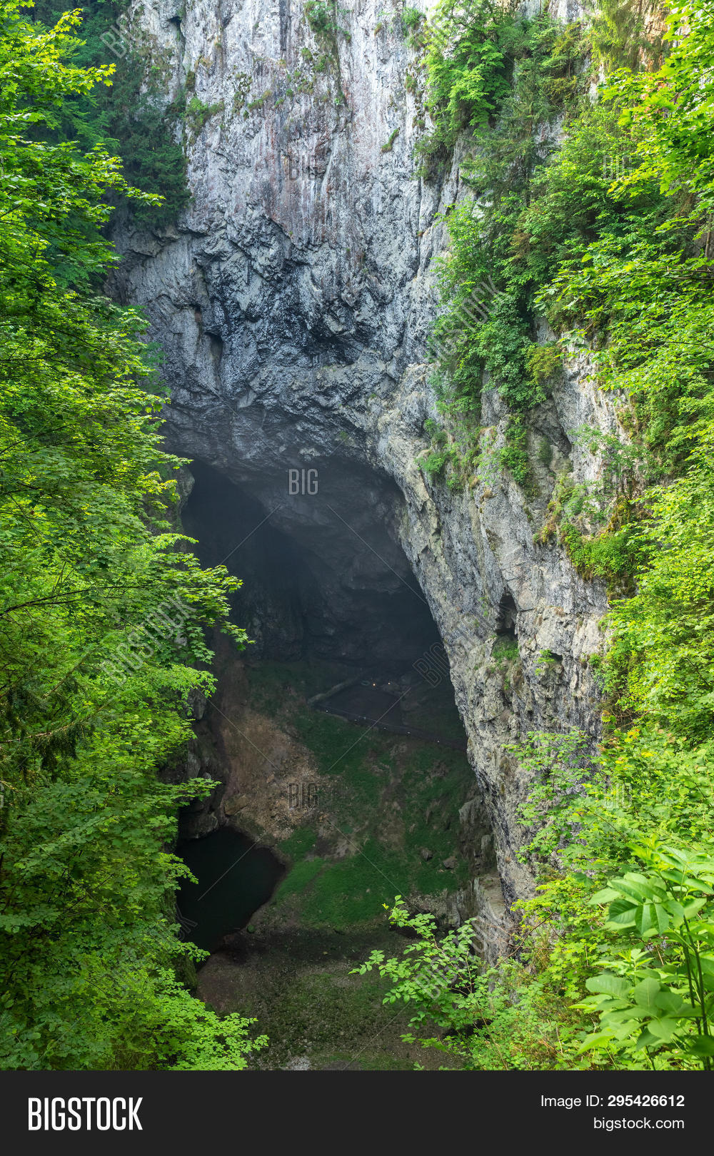 Macocha Gorge Lake, Image & Photo (Free Trial) | Bigstock