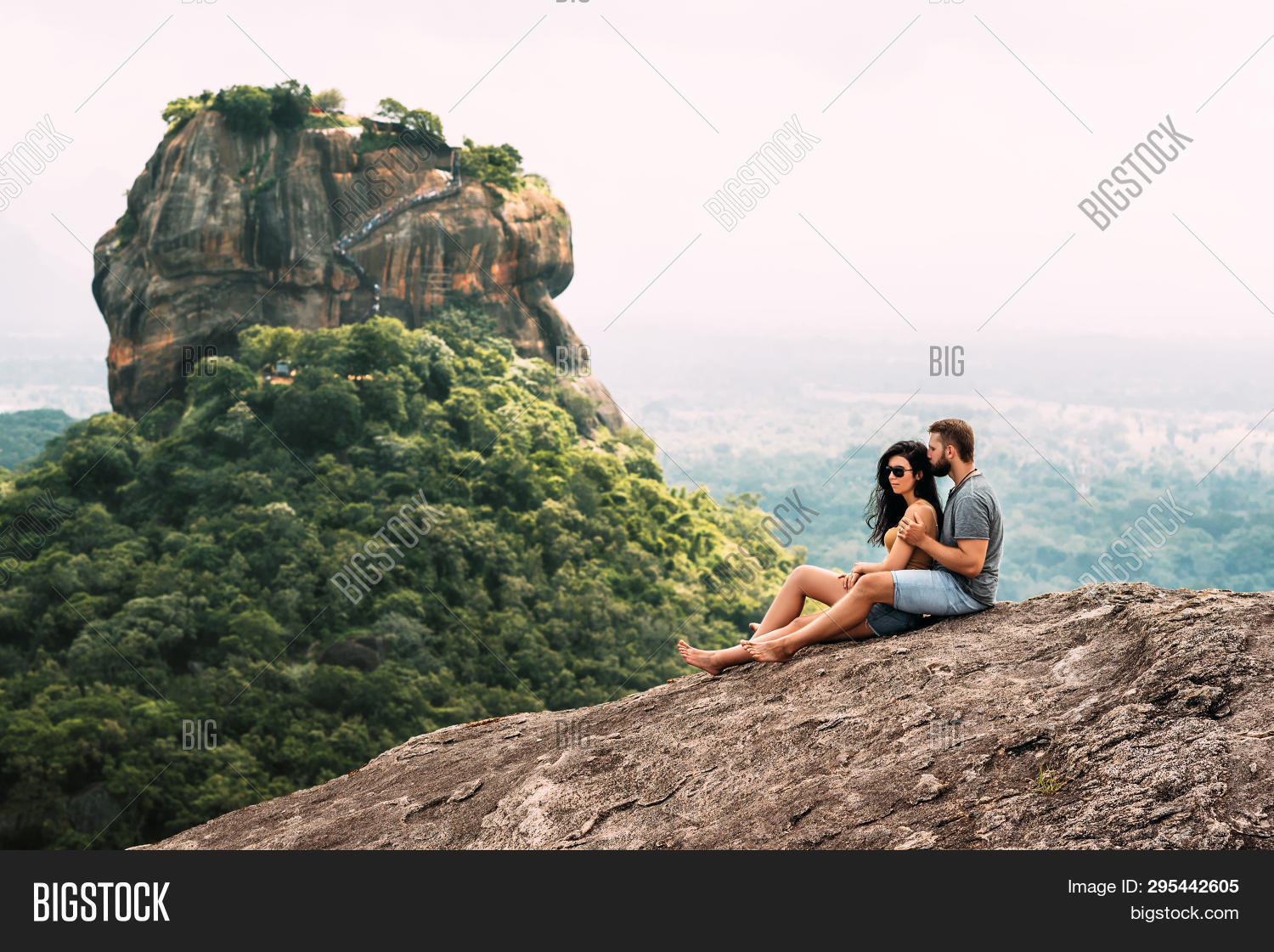 Couple Love On Rock Image & Photo (Free Trial) | Bigstock