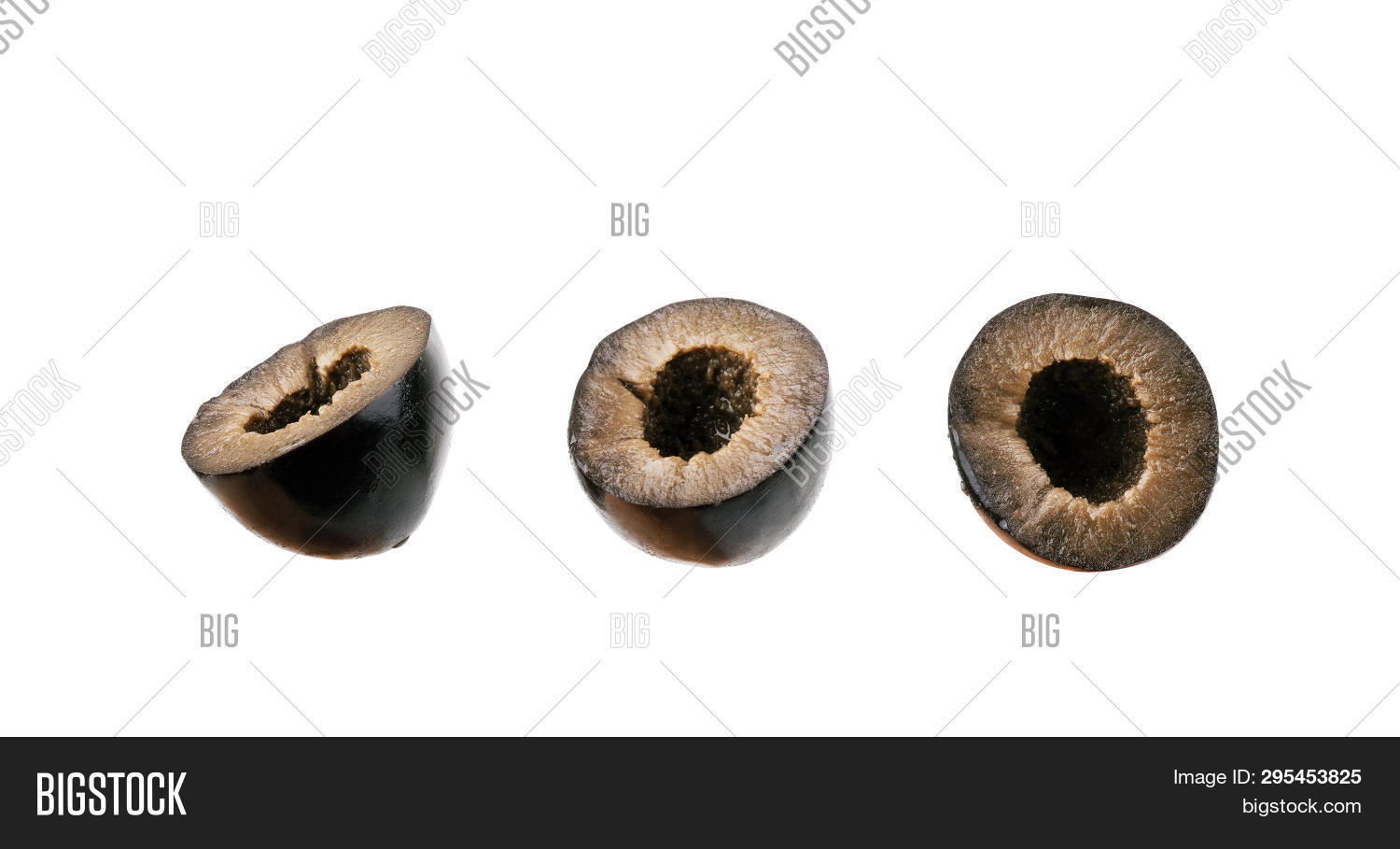 Set Black Olives Cut Image & Photo (Free Trial) | Bigstock