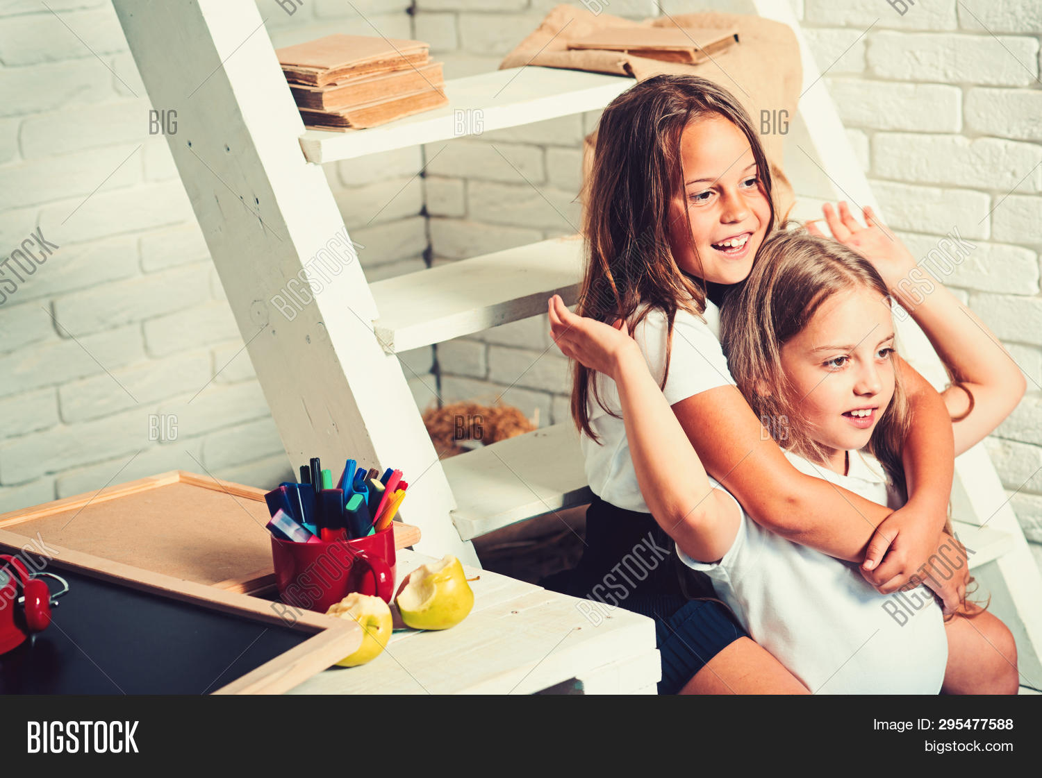 Happy Smiling Girls Image & Photo (Free Trial) | Bigstock
