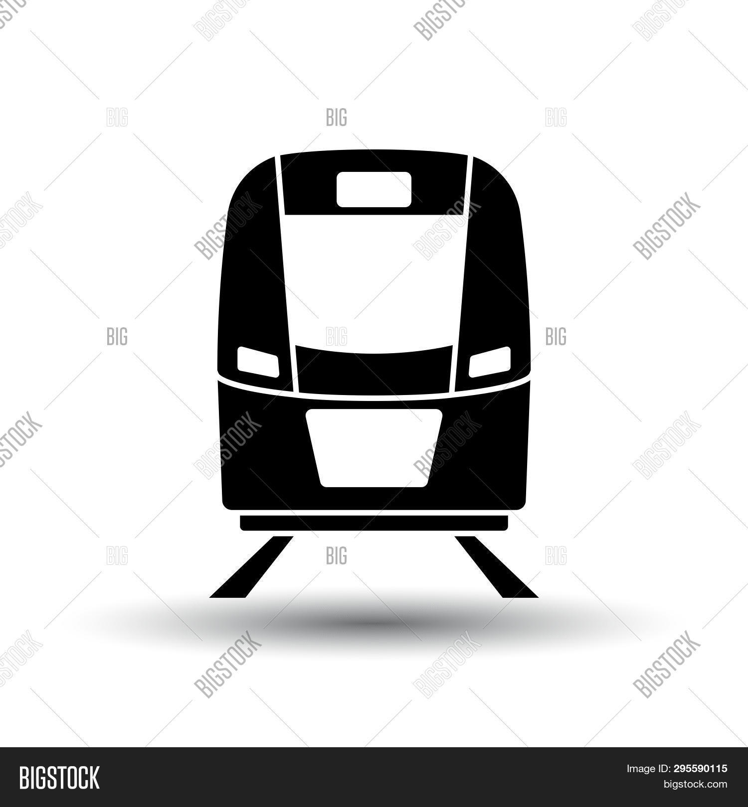Train Icon Front View Vector & Photo (Free Trial) | Bigstock