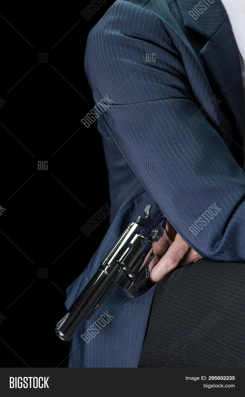 Man Hold Stainless Gun Image & Photo (Free Trial) | Bigstock