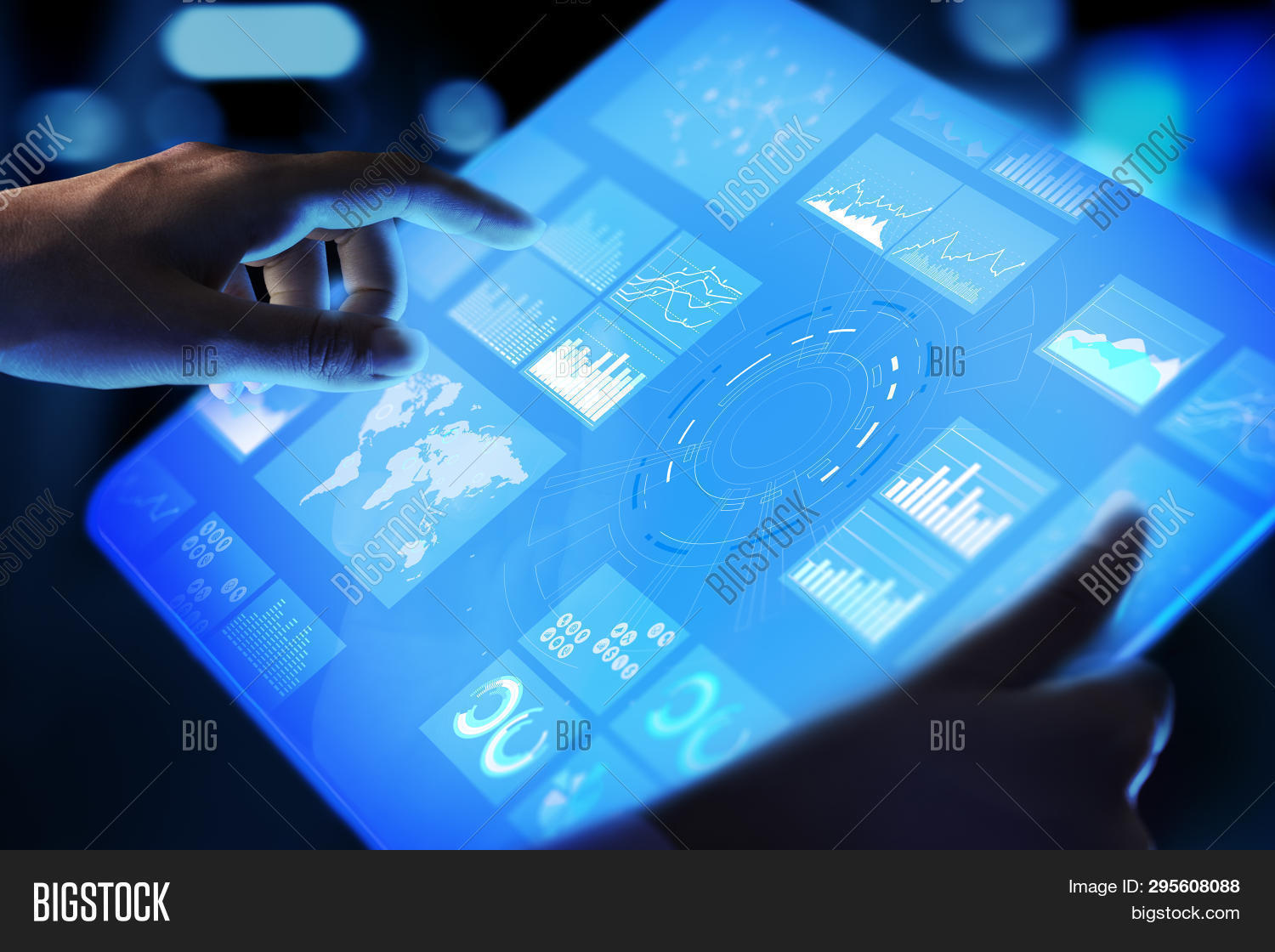 Virtual Screen Image & Photo (Free Trial) | Bigstock