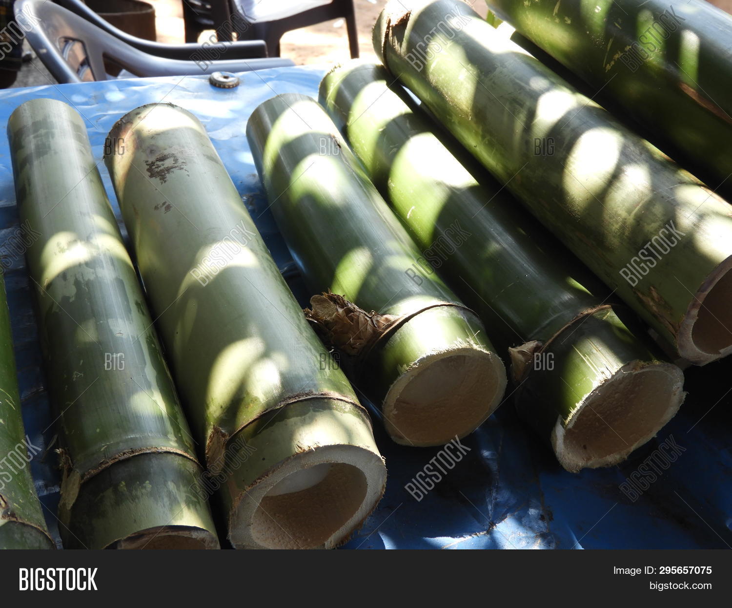 Bamboo Pieces Used Image & Photo (Free Trial) | Bigstock