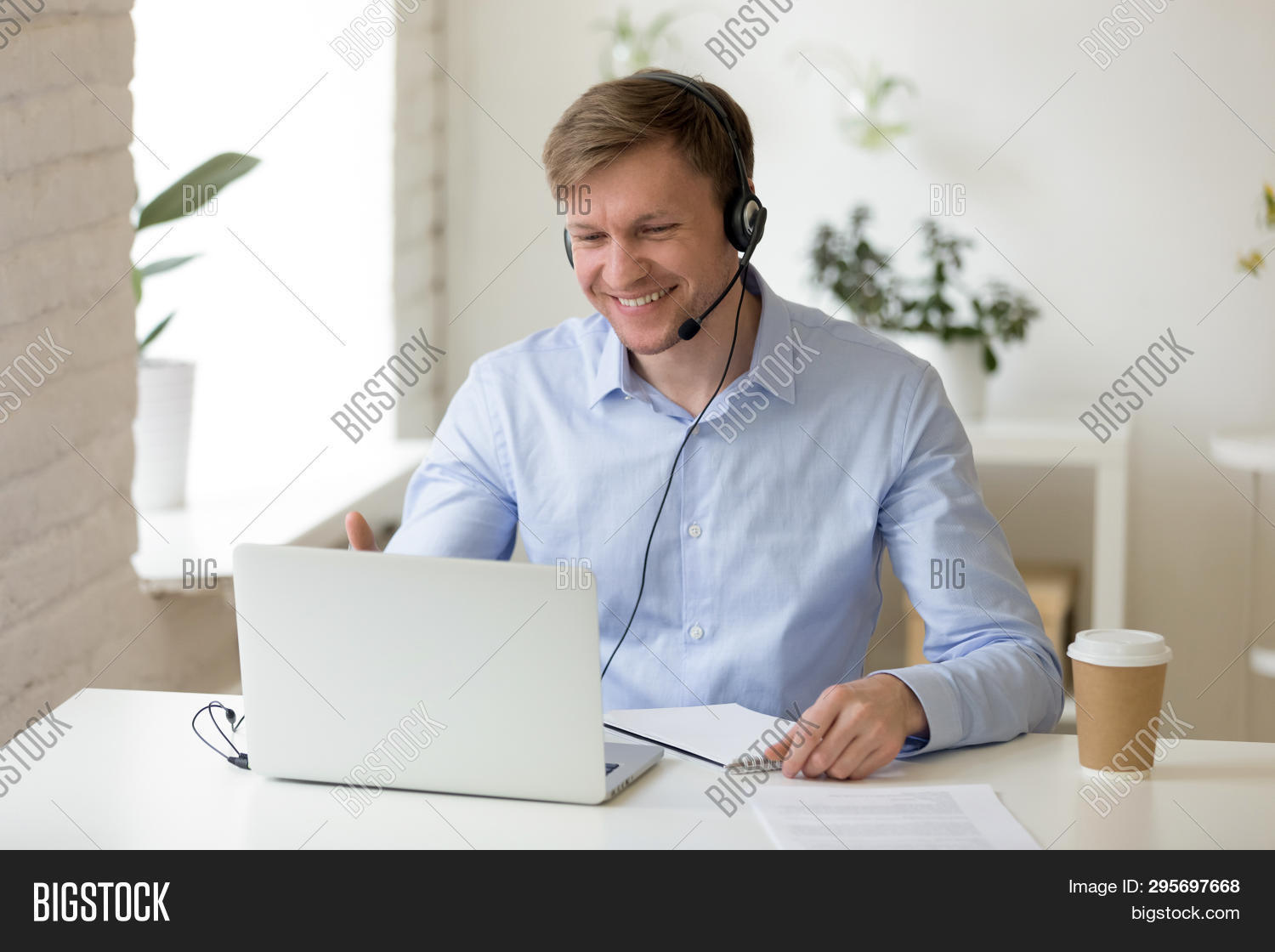 Smiling Man Headphones Image & Photo (Free Trial) | Bigstock