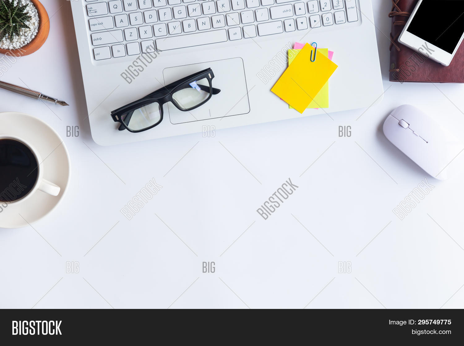Top View Desk Office Image & Photo (Free Trial) | Bigstock