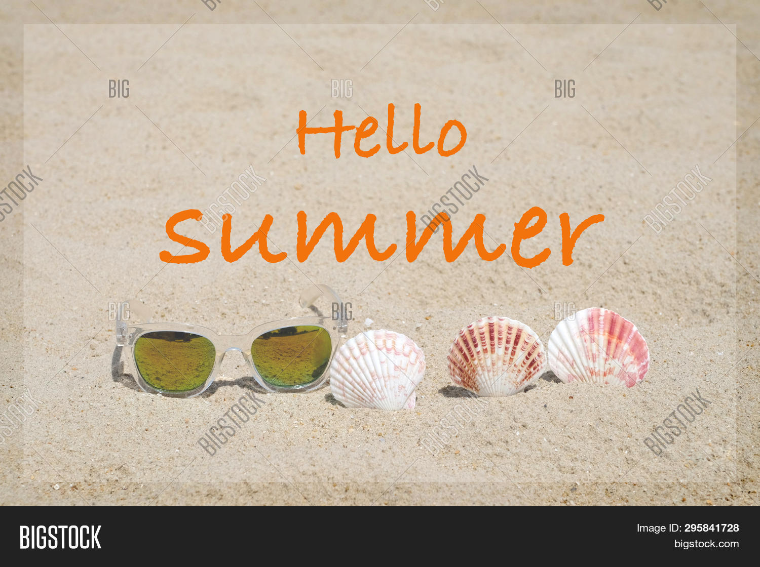 Hello Summer On Beach Image & Photo (Free Trial) | Bigstock