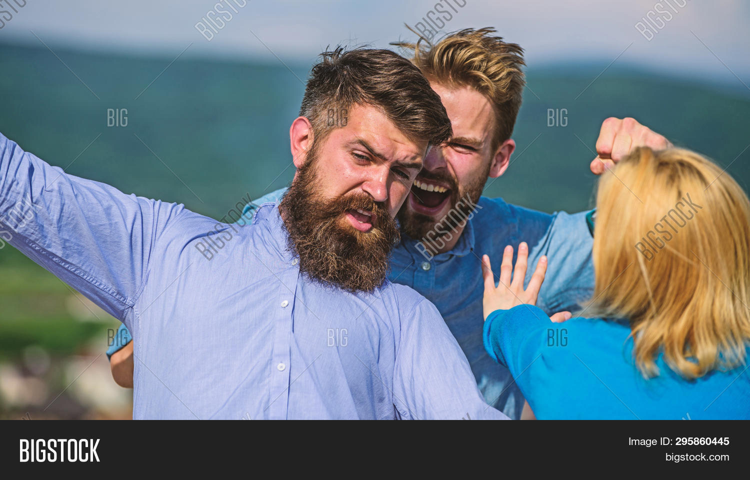 Man Aggressive Attacks Image & Photo (Free Trial) | Bigstock
