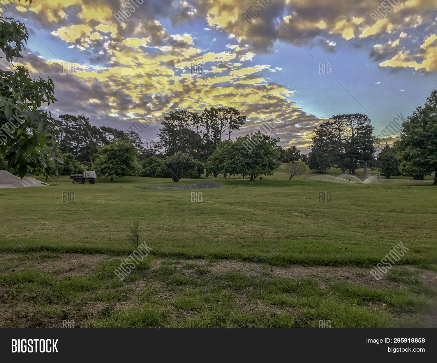 Cement Mounds On Golf Image & Photo (Free Trial) | Bigstock