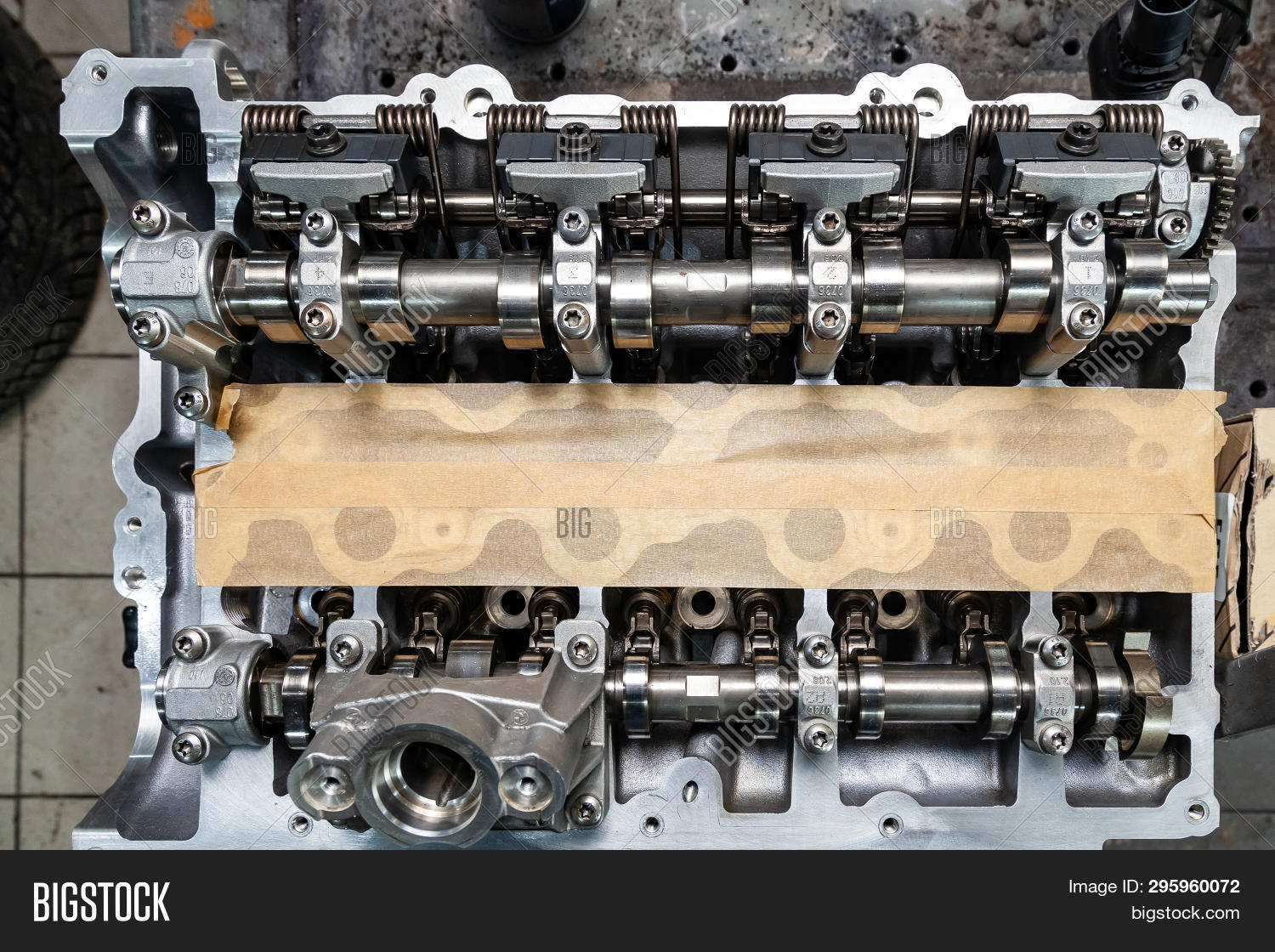 Top View Four-cylinder Image & Photo (Free Trial) | Bigstock