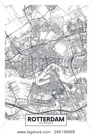 City Map Rotterdam, Vector & Photo (Free Trial) | Bigstock