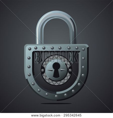 Cartoon Vector Lock. Vector & Photo (Free Trial) | Bigstock