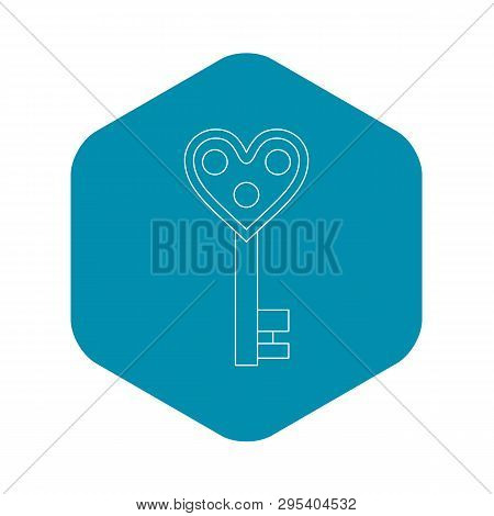 Love Key Icon. Vector & Photo (Free Trial) | Bigstock
