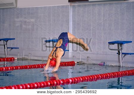 Woman Jumping Into Water Images, Illustrations & Vectors (Free) - Bigstock