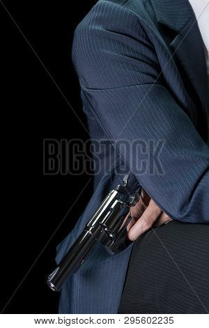 Man Hold Stainless Gun Image & Photo (Free Trial) | Bigstock