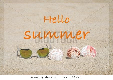 Hello Summer On Beach Image & Photo (Free Trial) | Bigstock