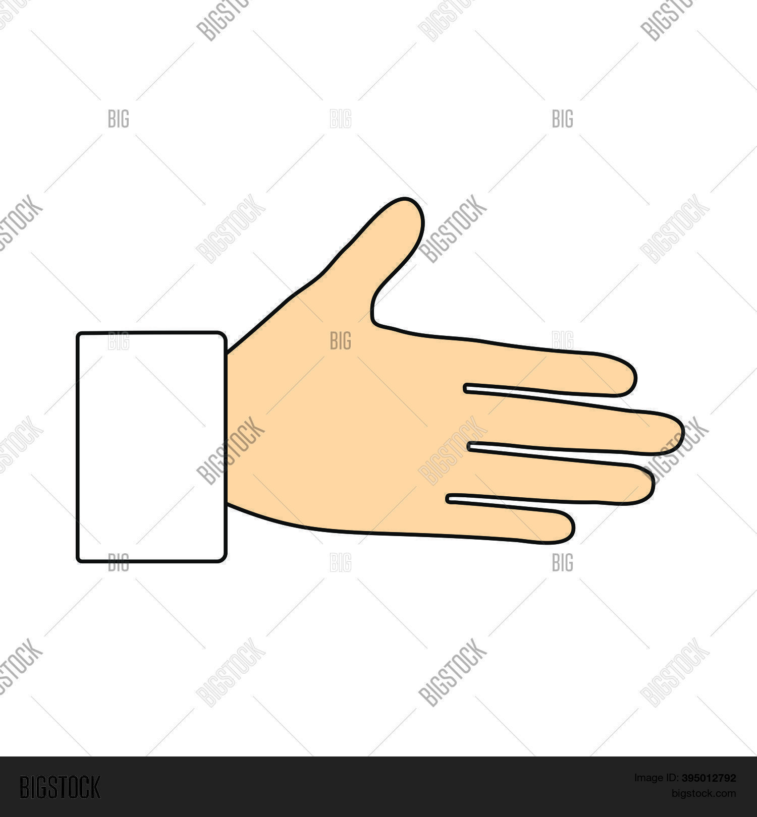 Open Hend Icon. Vector & Photo (Free Trial) | Bigstock