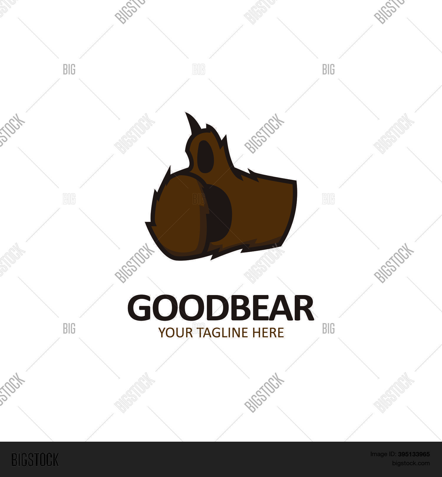 Good Bear Thumb Bear Vector & Photo (Free Trial) | Bigstock