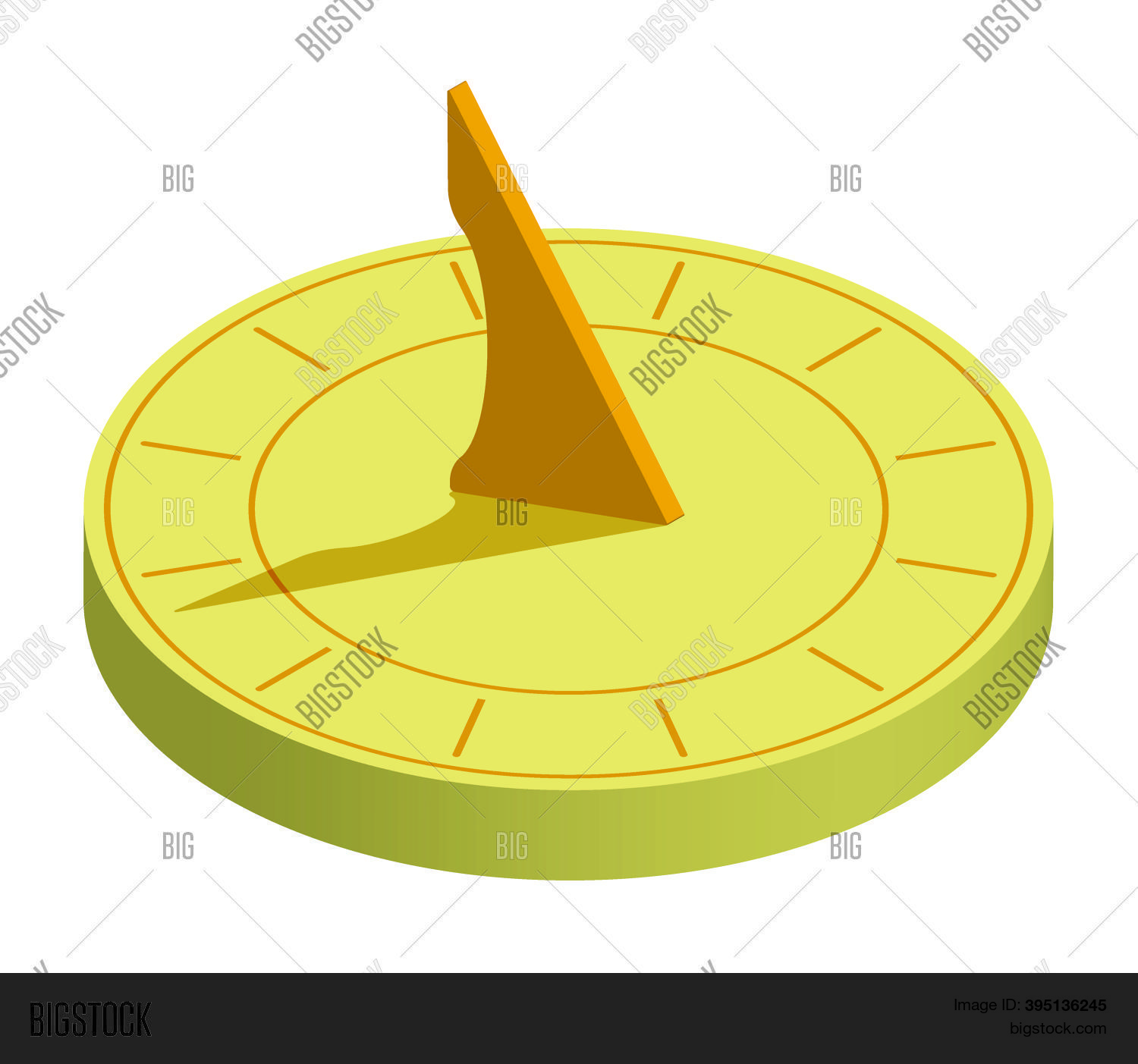 Sundial. Dial Hand Vector & Photo (Free Trial) | Bigstock