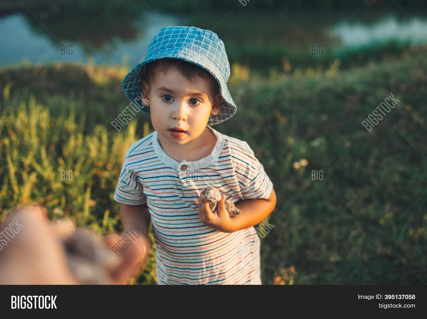 Small Boy Collecting Image & Photo (Free Trial) | Bigstock
