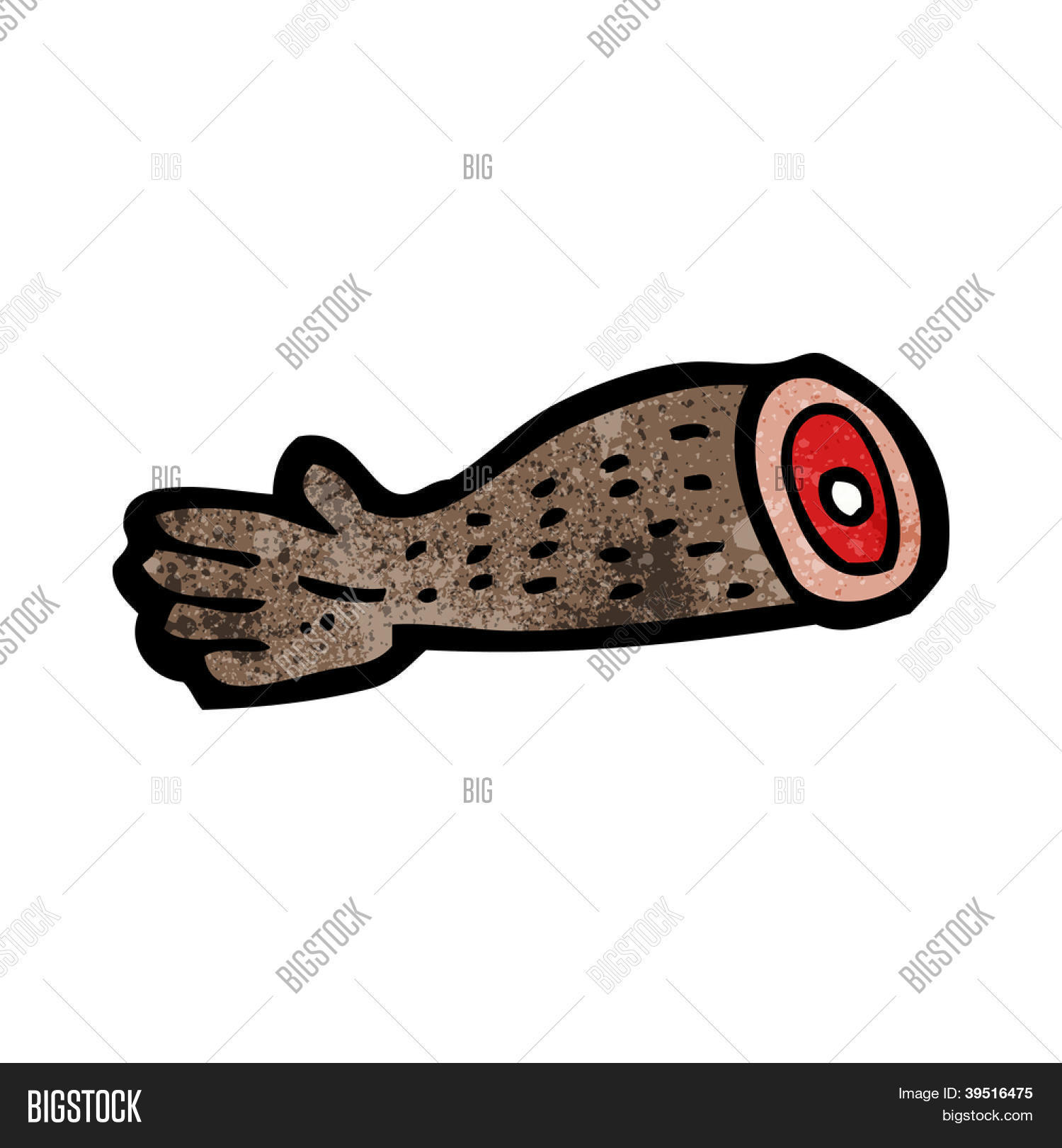 Severed Arm Cartoon Vector & Photo (Free Trial) | Bigstock