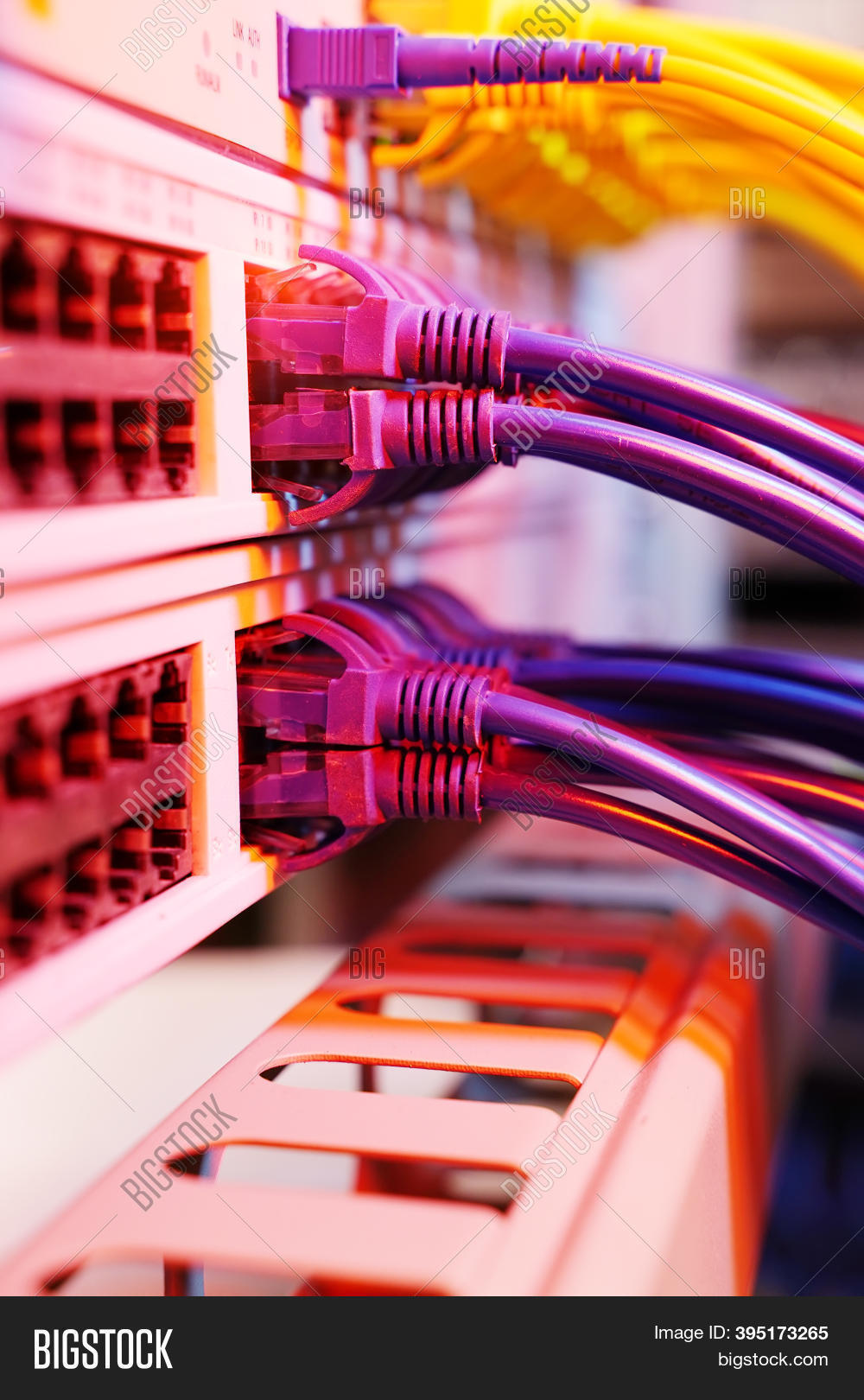Server Rack Blue Red Image & Photo (Free Trial) | Bigstock