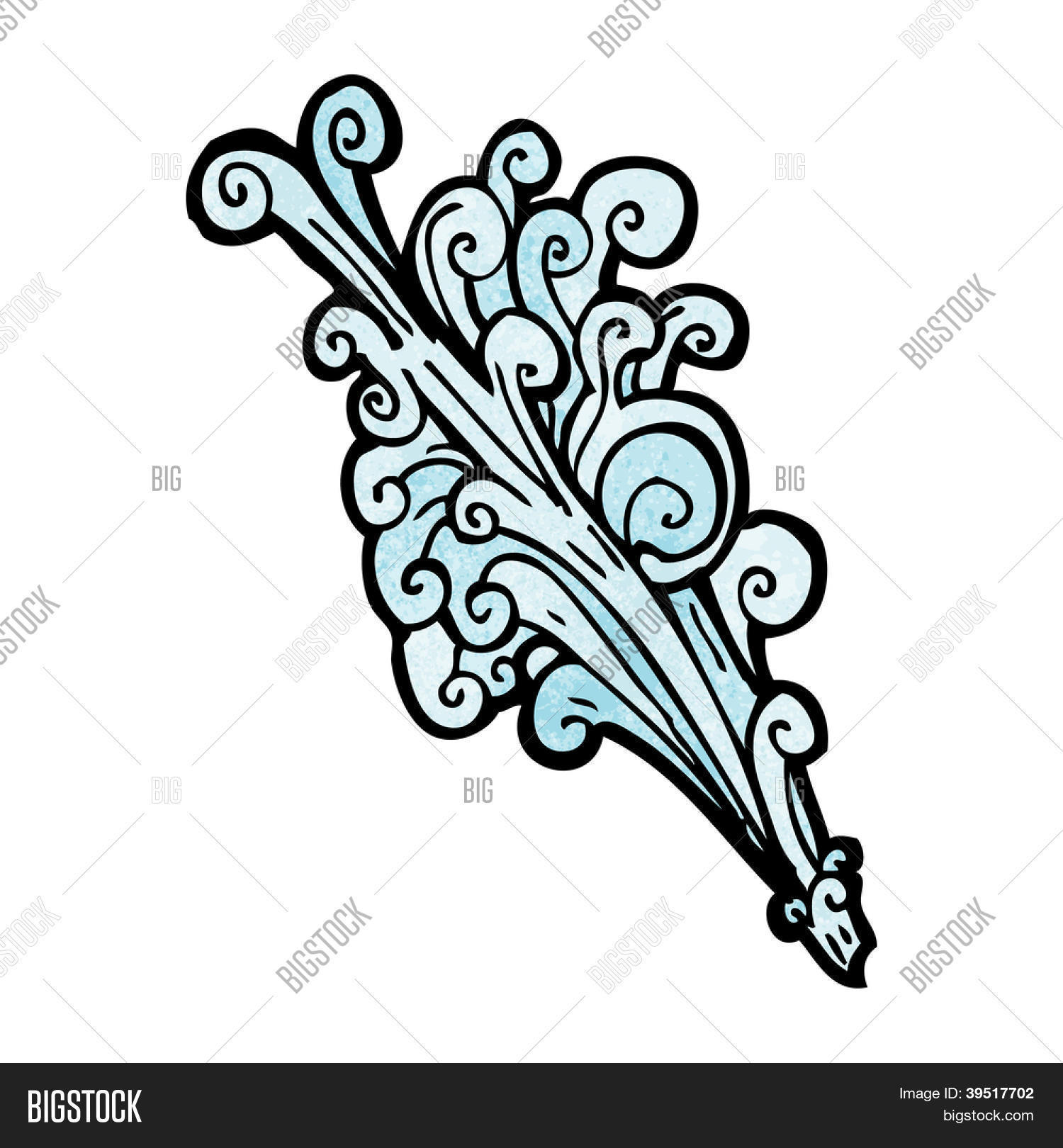 Cartoon Water Spray Vector & Photo (Free Trial) | Bigstock