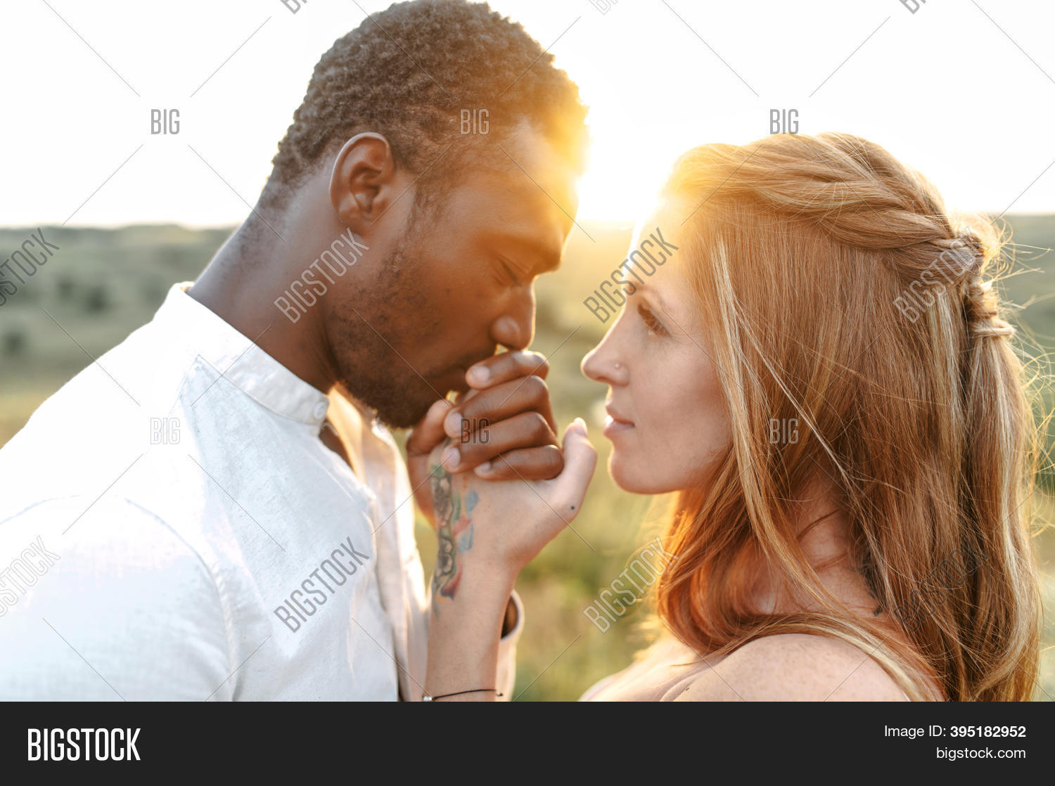 Touching Portrait Image & Photo (Free Trial) | Bigstock
