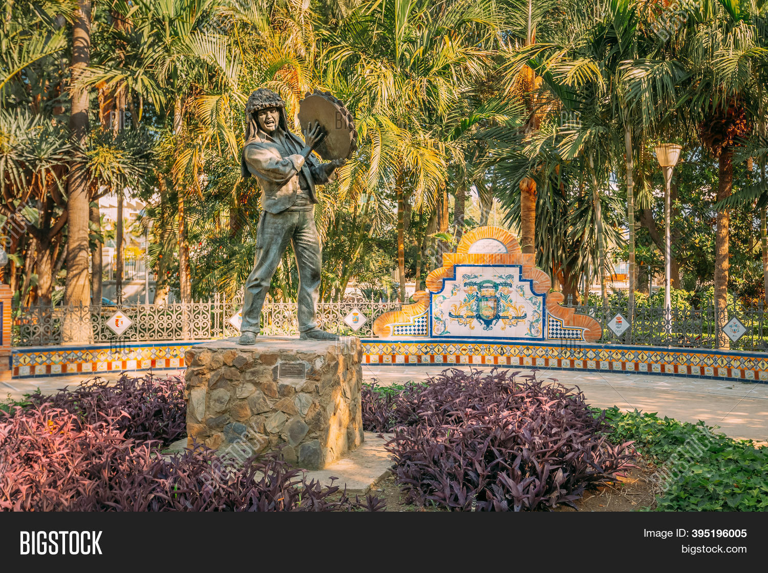 Malaga, Spain. Statue Image & Photo (Free Trial) | Bigstock